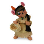 6in Indian Girl Mouse - Annalee Dolls