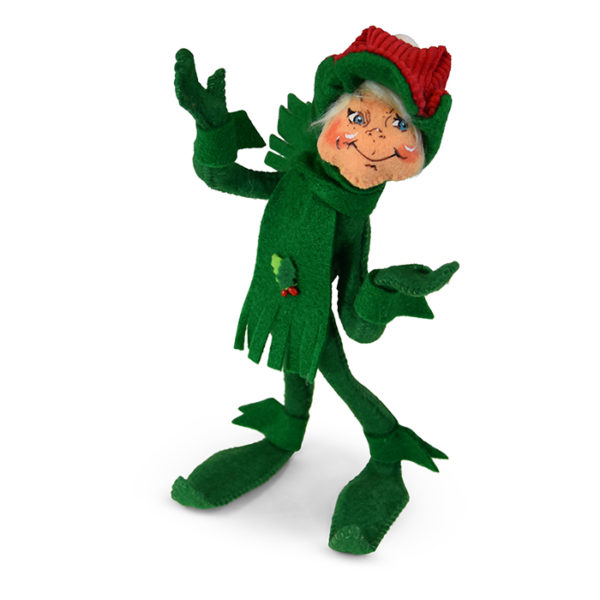 9in Traditional Green Elf - Annalee Dolls