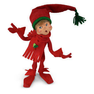9in Traditional Red Elf - Annalee Dolls