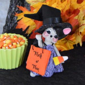 6in Hocus Pocus Witch Mouse - Annalee Dolls