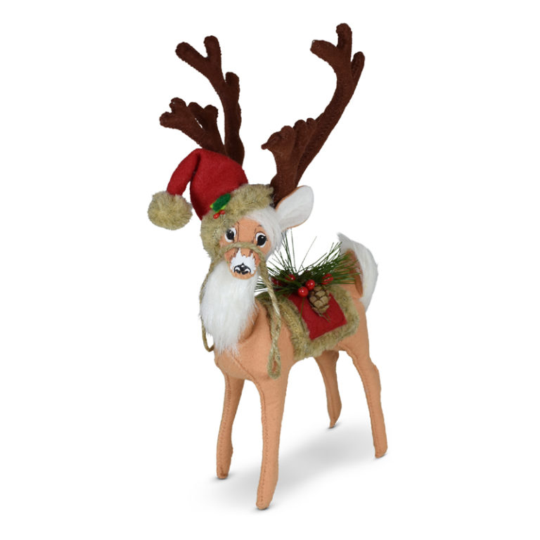 8in Rustic Pine Reindeer - Annalee Dolls