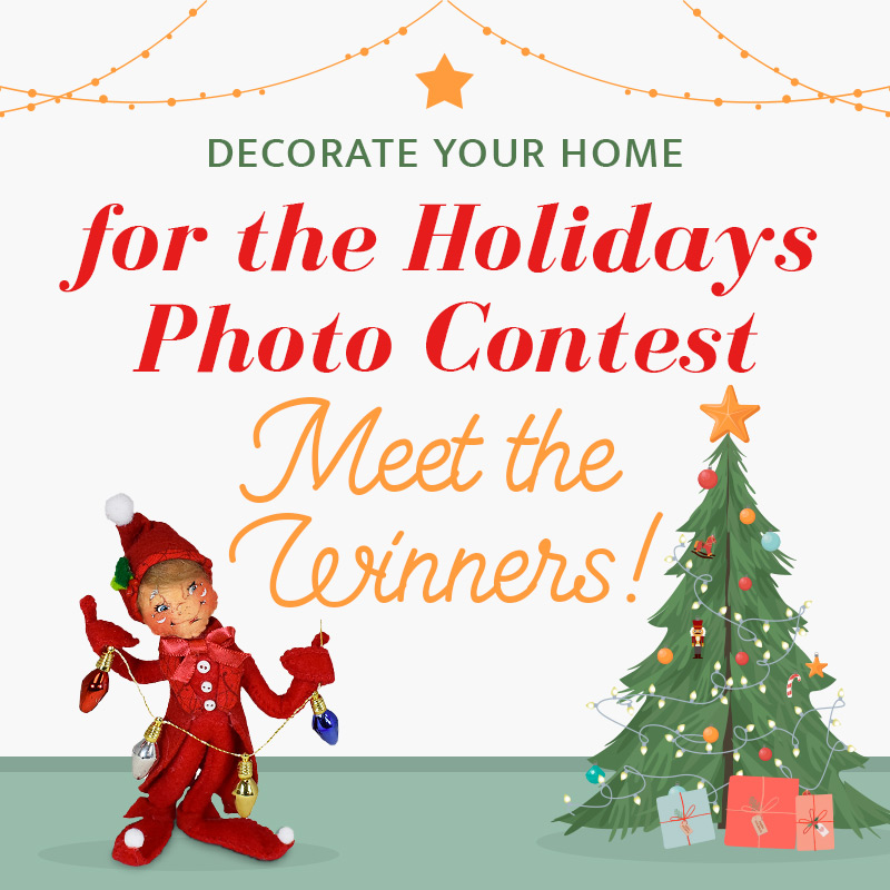 2020 Holiday Photo Contest Winners - Annalee Dolls