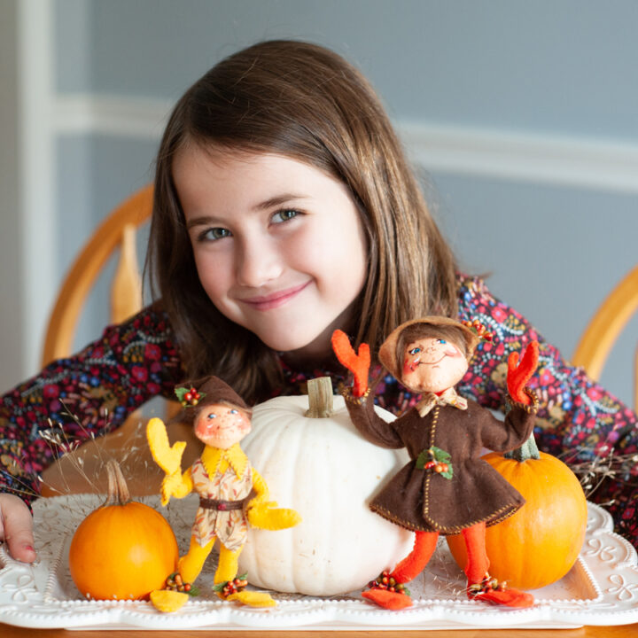 5in Fall Elf - Annalee Dolls