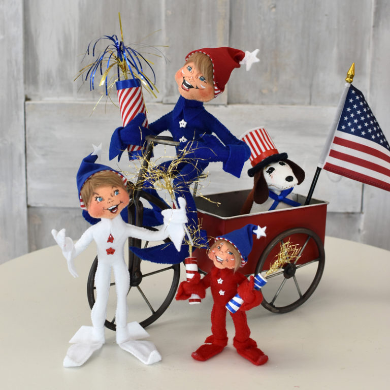5in Firecracker Elf - Annalee Dolls