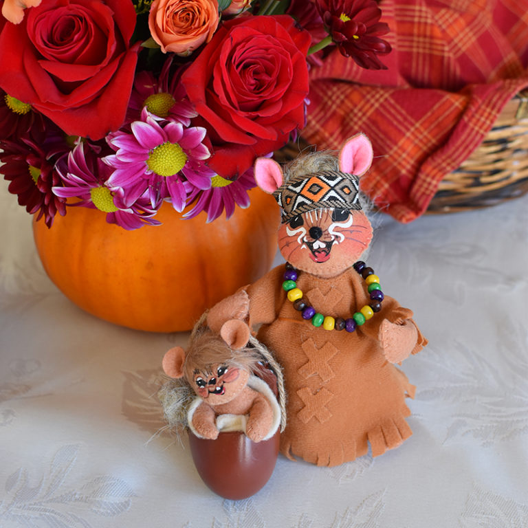 6in Native American Chipmunk - Annalee Dolls