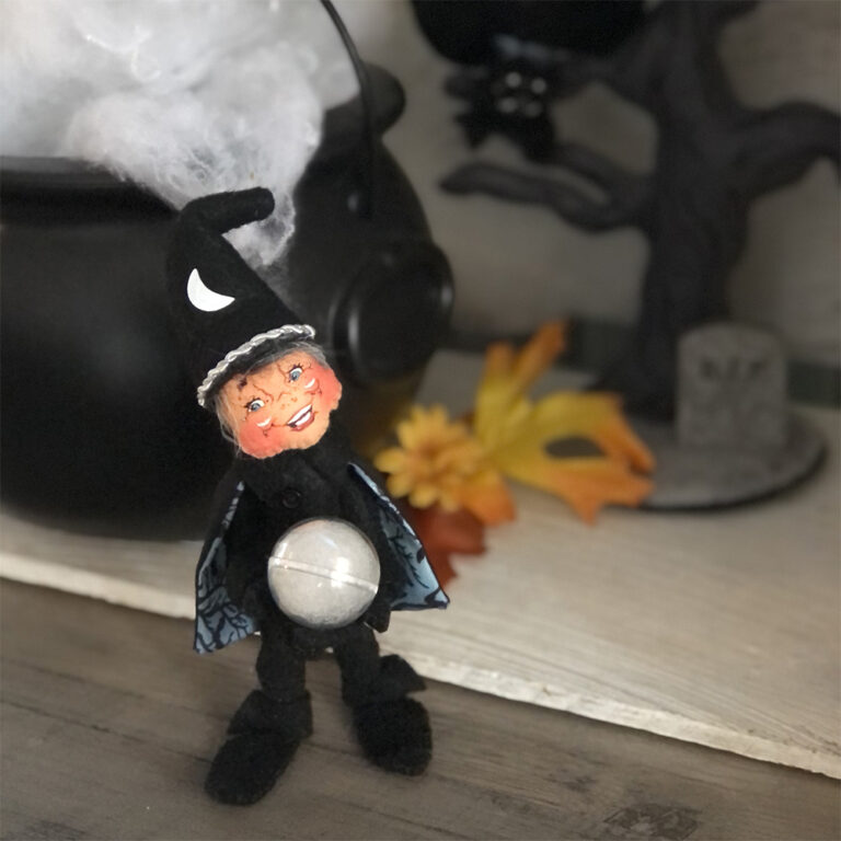 5in Midnight Wizard Elf - Annalee Dolls