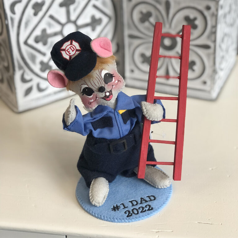 6in Personalized Emergency Services Mouse - Annalee Dolls