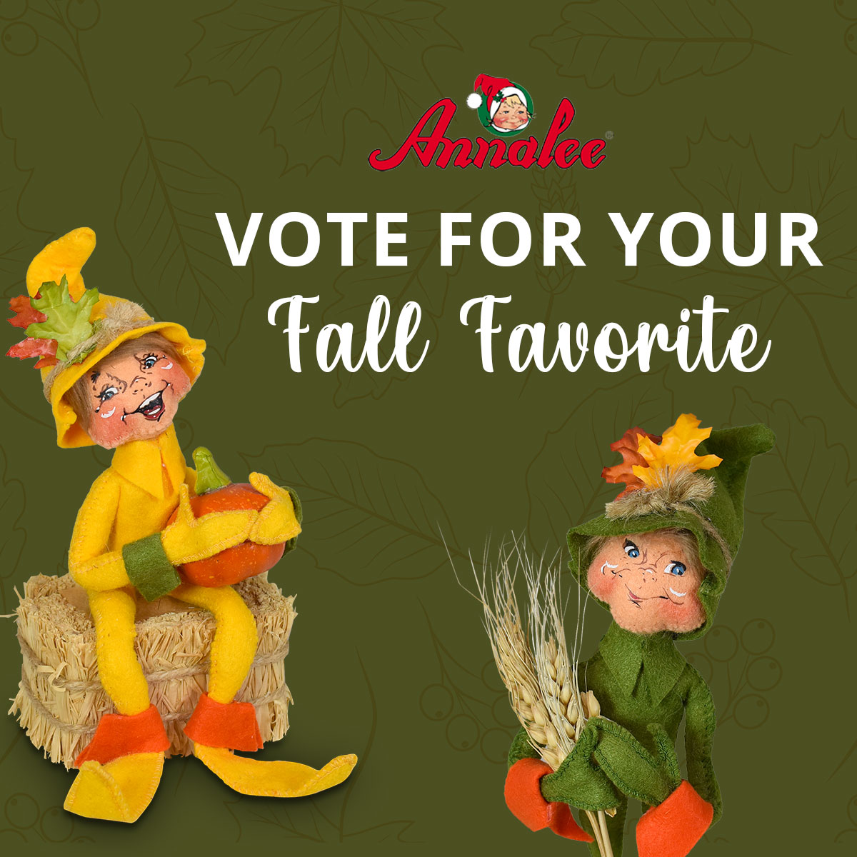 Vote For Your Favorite Fall Design | 2022 Fall Favorites - Annalee Dolls