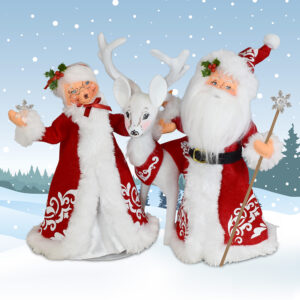 9in Nordic Noel Santa Set - Annalee Dolls