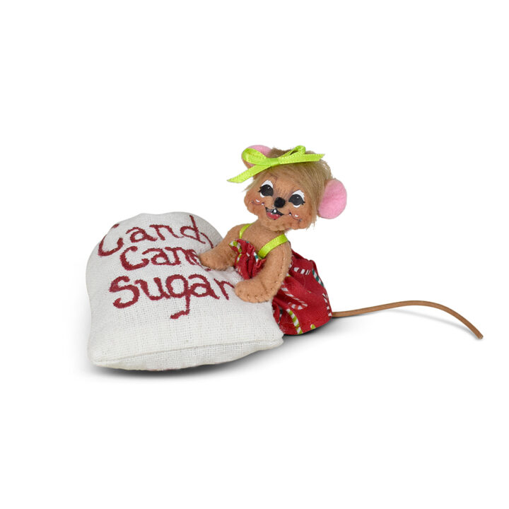 3in Candy Cane Sugar Mouse - Annalee Dolls