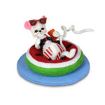 5in Pool Party Mouse - Annalee Dolls
