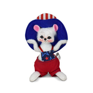 5in Uncle Sam's Hat Mouse - Annalee Dolls