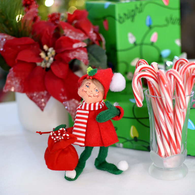 5in Jolly Green Elf - Annalee Dolls