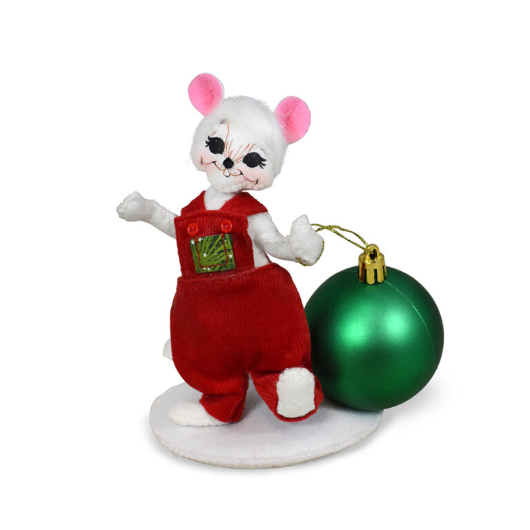 5in Yuletide Ornament Mouse - Annalee Dolls