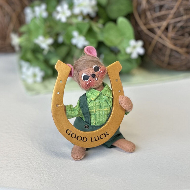 5in Good Luck Mouse - Annalee Dolls
