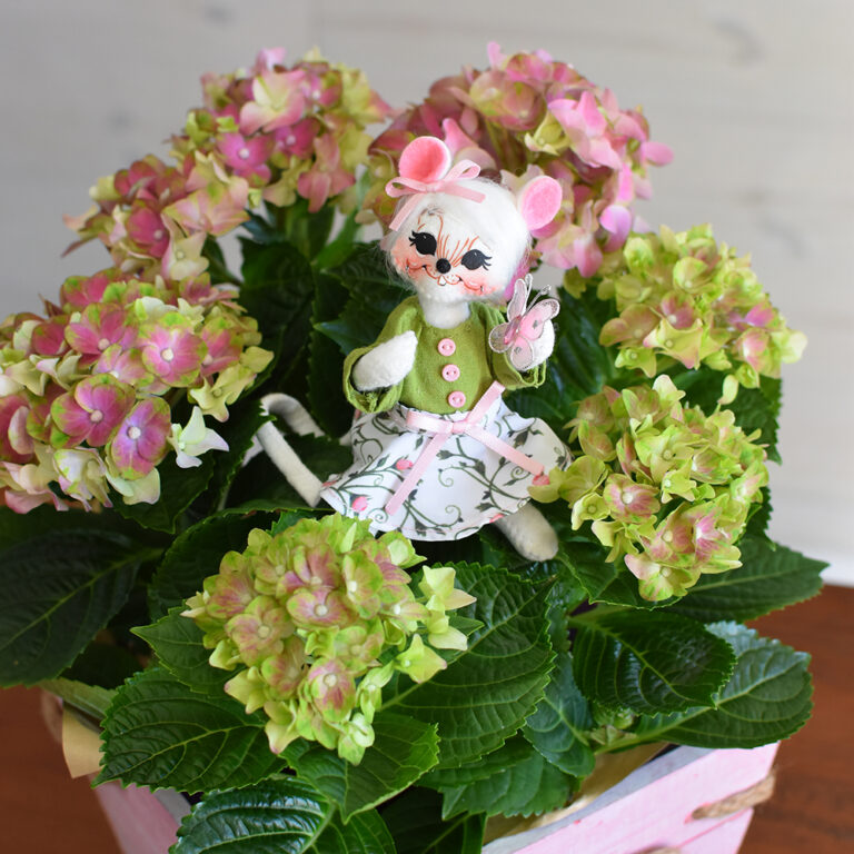 5in Dainty Pink Mouse - Annalee Dolls