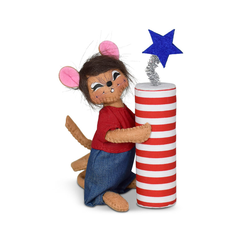 5in Wishbone Mouse - Annalee Dolls