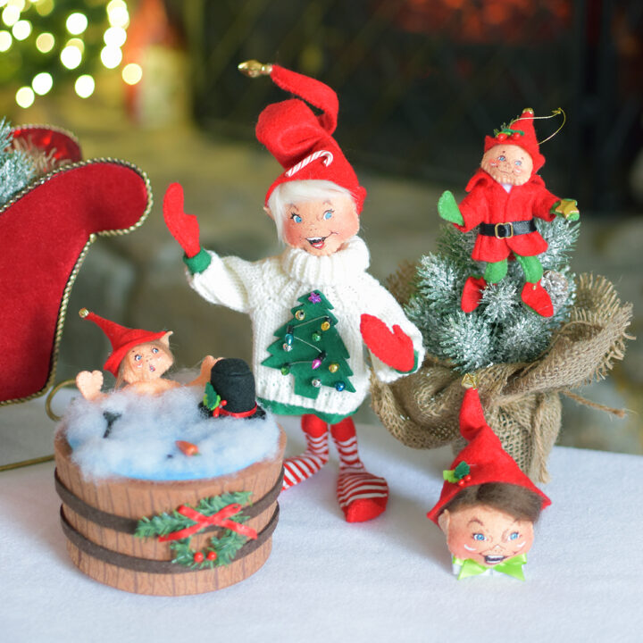 Jingles Elf Pin - Annalee Dolls