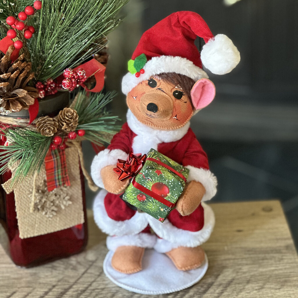 12in Yuletide Santa Bear - Annalee Dolls
