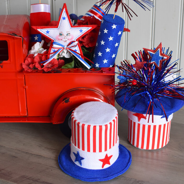 Set of Patriotic Hats - Annalee Dolls